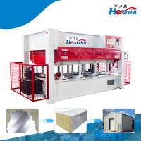 China 100T Maximum Pressure Single Layer Hydraulic Hot Press with Thermal Oil Heating for Sandwich Panel Lamination for sale