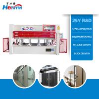 China 100T Maximum Pressure Single Layer Thermal Oil Heating Hydraulic Hot Press Machine for Panel Lamination for sale