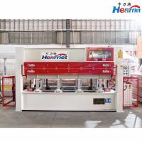 China 100T Maximum Pressure Single Layer Thermal Oil Heating Hydraulic Hot Press Machine for Panel Lamination for sale