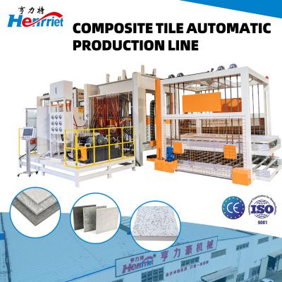 China 8-Layer Automatic Hot Press Machine with 30 Ton Bonding Pressure and 1500mm × 3000mm Pressure Plate for Ceramic Tile Composite Panels for sale
