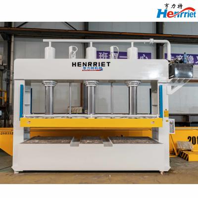 China 500 Ton Woodworking Cold Press with Multi-Cylinder Synchronous System and Forklift Slots for Veneer Panel Bonding for sale