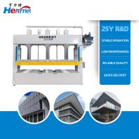 China 500T Maximum Pressure Multi-Cylinder Drive Cold Press with Forklift Slots for Aluminum Honeycomb Panels for sale