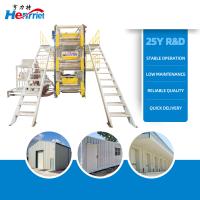 China 3-Layer Automatic Conveying Hydraulic Hot Press Machine with 30 Ton Maximum Pressure for Marine Rock Wool Panel Lamination for sale