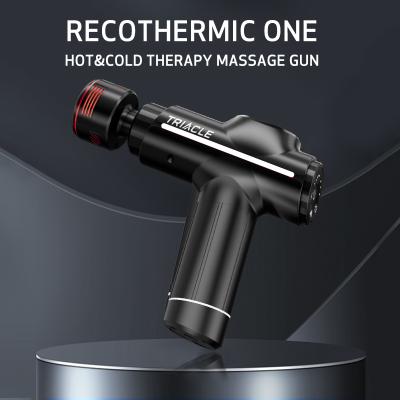 China Source Factory Custom Hot Cold Fascia Gun Brushless Motor Infrared Physiotherapy 10mm Amplitude 25KG Thrust for Full Body Use for sale
