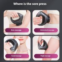 China Brushless Fat Pusher Machine Fascia Portable Handheld Body Massager 5 Massage Heads 30 Speed Settings Rechargeable for Muscle for sale
