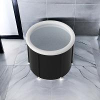 China Cross-border Ice Bath Tub for Athletes Fitness Folding Ice Bucket Aluminum Bracket Bath Bucket for sale