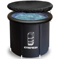 China Cross-border Ice Bath Tub for Athletes Fitness Folding Ice Bucket Aluminum Bracket Bath Bucket for sale