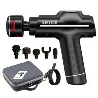 China Source Factory Custom Hot Cold Fascia Gun Brushless Motor Infrared Physiotherapy 5-Speed Levels Shock Amplitude 10mm 25KG Thrust for sale