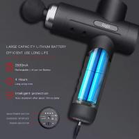 China Shock Vibration Hot and Cold Massage Gun Deep Tissue Massager Leg Arm Foot Neck Hand Muscle Wireless Facial Massage Gun for sale
