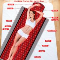 China Red Wave Pad Infrared Light Massage Cushion Beauty Therapy Infrared Physiotherapy Body Use High Power 650nm/850nm Light for sale