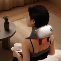 China Fully Automatic Home Use Neck & Shoulder Massager with Musical Function Voice Activation & Shawl Heating Remote Control Included for sale