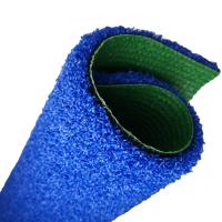 China Density PE Blue Color Outdoor Artificial Turf for Tennis Court Padle Grass at Affordable for sale