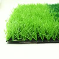 China 10500 Stitches/sqm Density Custom Green Synthetic Turf Grass for Soccer Stadium Field for sale