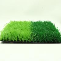 China 10500 Stitches/sqm Density Custom Green Synthetic Turf Grass for Soccer Stadium Field for sale