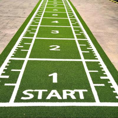 China 15mm Fitness Flooring Gym Artificial Grass Turf for Gym Brown Gauge 3/16 inch Durable for sale