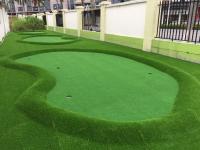China DORELOM 15mm Artificial Putting Green Turf Grass for Golf 4*25m Pile Width All-Weather for sale