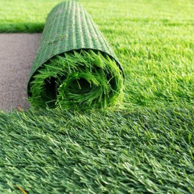 China PE Non-infill 50mm 60mm Green Plastic Sport Synthetic Turf Grass for Football Field for sale