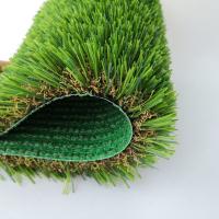 China 16800stitches/m2 Density Green U Shape Synthetic Grass with High Dtex and Green Color for sale