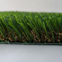 China 16800stitches/m2 Density Green U Shape Synthetic Grass with High Dtex and Green Color for sale