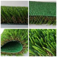 China 16800stitches/m2 Density Green U Shape Synthetic Grass with High Dtex and Green Color for sale