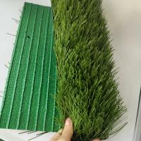 China Monofilament PE Outdoor Football Field Grass at High Density with 16/10cm Stitch Rate for sale