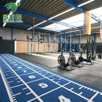 China High Density 63000 Stitches/m2 Green Gym Turf Track for Professional Sled Training Turf for sale