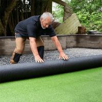 China SPU/SBR Coating Custom Outdoor Landscape Garden Decoration Synthetic Turf Grass Roll for sale