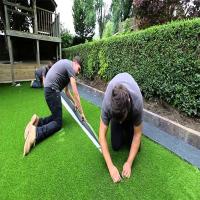 China SPU/SBR Coating Custom Outdoor Landscape Garden Decoration Synthetic Turf Grass Roll for sale
