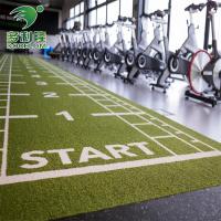 China Garden Sports Gym Floor Mat with Dorelom Logo Customized Sled Track Artificial Grass for sale