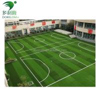 China Pile Height of 40-60mm and 10500 Stitches/m2 Football Artificial Grass for Soccer for sale