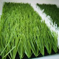 China 20stitches/m Stitch Rate 55mm Artificial Turf for Soccer Field Synthetic Grass for sale