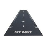China 15 mm Pile Height Gym Sled Flooring with Sports Artificial Grass and Customized Logo for sale