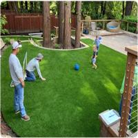China Garden Sports Flooring Artificial Synthetic Turf Lawn Landscape Grass Carpet Roll 40mm Black Green Color for sale