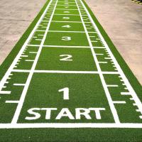 China High Density 63000 Stitches/m2 Customized Gym Grass for Sports Floor and Sled Training for sale