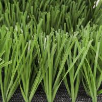 China Football Field W Shape Bi-Colors UV Resistant PE Monofilament Artificial Grass Turf for sale