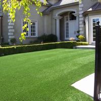 China SPU Coating Soft Green Natural Artificial Grass for Outdoor Garden Backdrop Landscape for sale