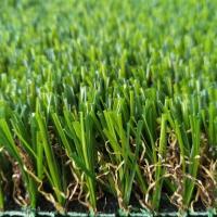 China SPU Coating Soft Green Natural Artificial Grass for Outdoor Garden Backdrop Landscape for sale