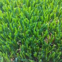 China SPU Coating Soft Green Natural Artificial Grass for Outdoor Garden Backdrop Landscape for sale