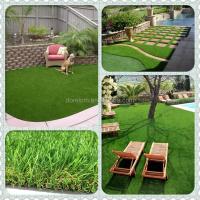 China Grass Carpet Rugs with 16800 Stitches/ Sqm Density and SBR Latex Coating for sale
