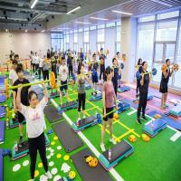 China Fitness Gym Artificial Grass Sports Flooring for Football Turf by Dorelom Non Infill for sale