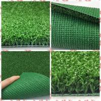 China 15mm Pile Height Synthetic Grass Turf Carpet Roll for Soccer Football Stadium Field for sale