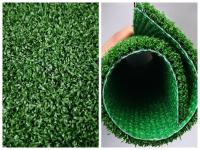China 15mm Pile Height Synthetic Grass Turf Carpet Roll for Soccer Football Stadium Field for sale