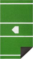 China Portable Home Plate Hitting Mat with Non-Slip Design and PE Monofilament PP Curly Fiber for sale