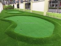 China SGS Certified Green Lawn Mini Golf Course Turf Artificial Grass Included for sale