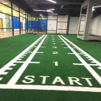 China EN14904 Certified Indoor Fitness Artificial Grass Sports Flooring with Density 52500 for sale