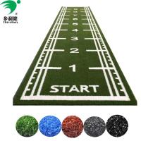 China Artificial Grass Gym Flooring 15mm Sports Flooring with Turf Marked Pull Sled for sale
