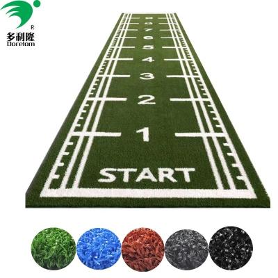 China Artificial Grass Gym Flooring 15mm Sports Flooring with Turf Marked Pull Sled for sale