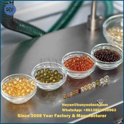 China Seamless Softgel Machine 40-800kg/h Capacity 380V Pulsant Cutting for sale