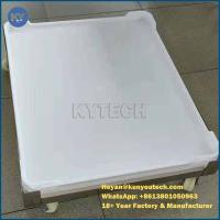 China Flat Bottom Ppe Plastic Drying Trays 75 * 55 * 5cm For Capsule Candy for sale
