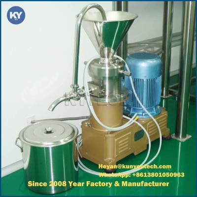 China Small Stainless Steel Colloid Mill Machine With Advanced Rotator + Stator for sale